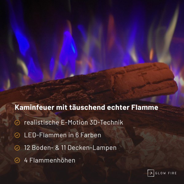 Glow Fire LED E-Motion 3D Premium 24 Elektrokamin online kaufen ...